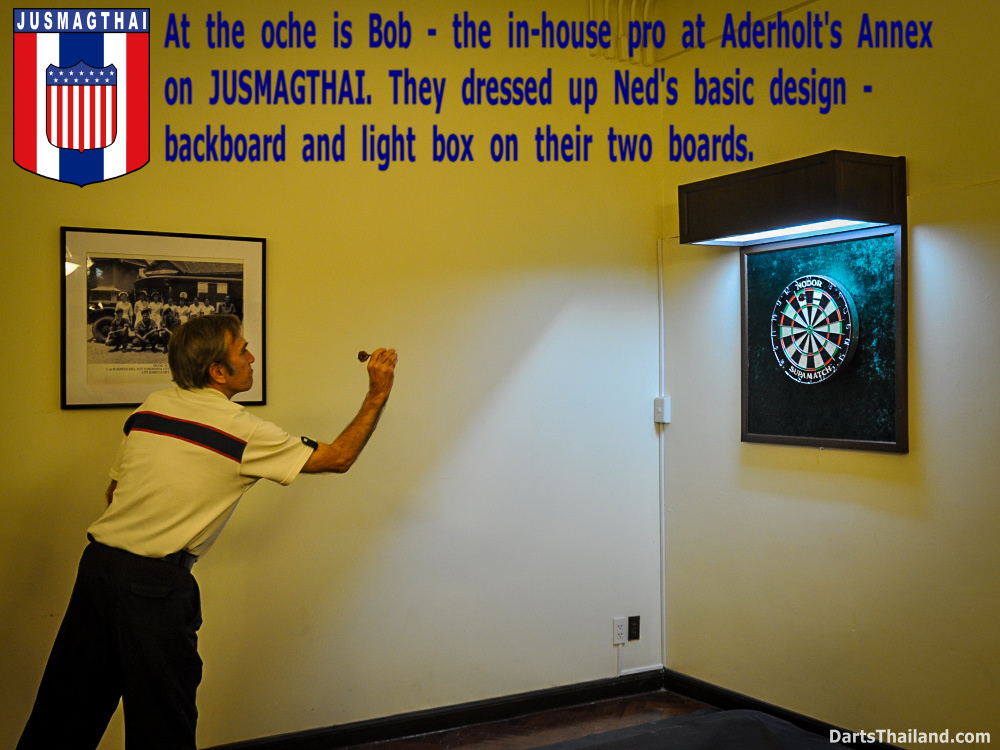Neds Dartboard Setup – DartsThailand