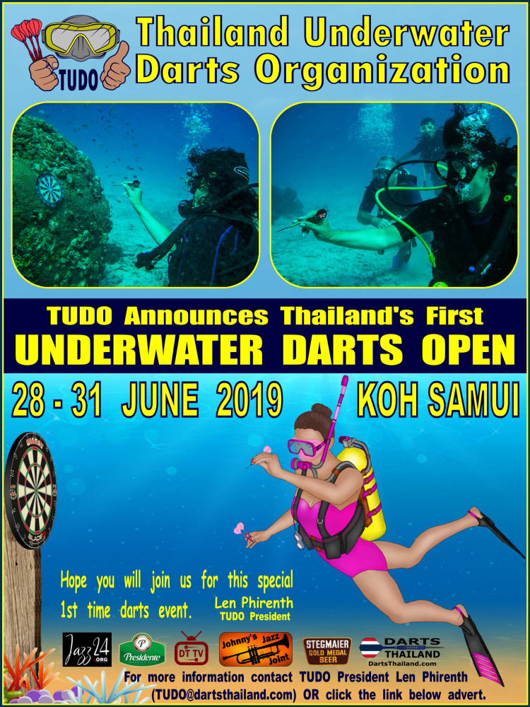 Thai Underwater Darts Open by Leo Phirenth – DartsThailand
